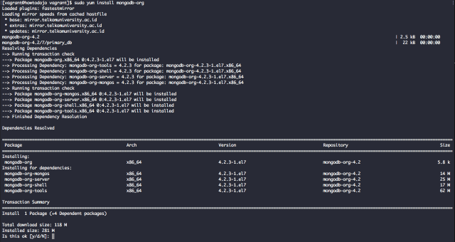 How to Install MongoDB 4.2 on CentOS 7 | Howtodojo